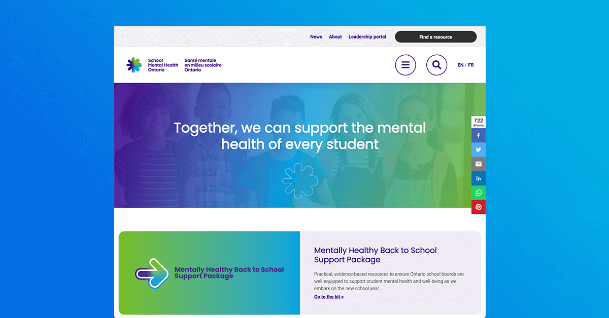 SMH-ON website enhancements for improved functionality and user ...