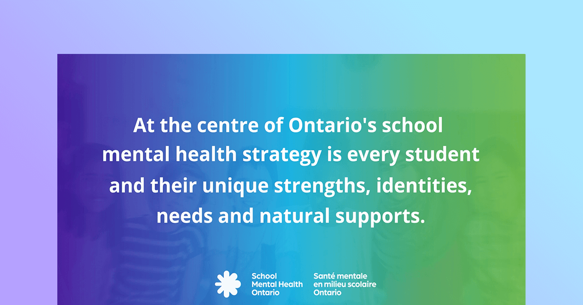 New identity-affirming school mental health frame offers areas for ...