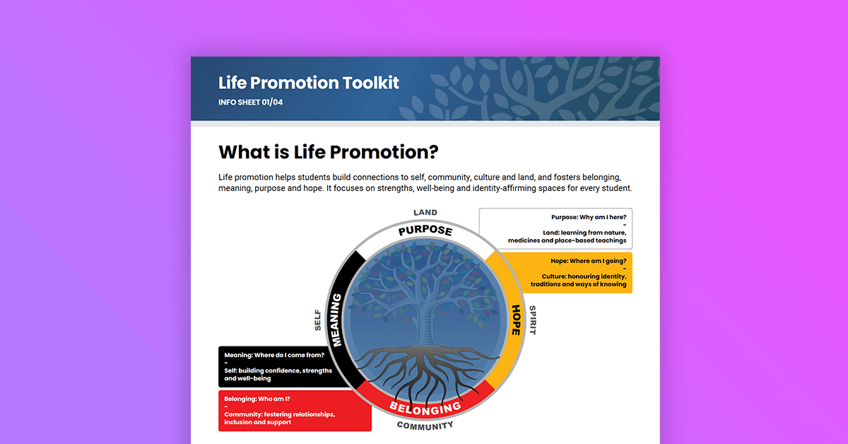 Life Promotion Toolkit and supporting resources - School Mental Health ...